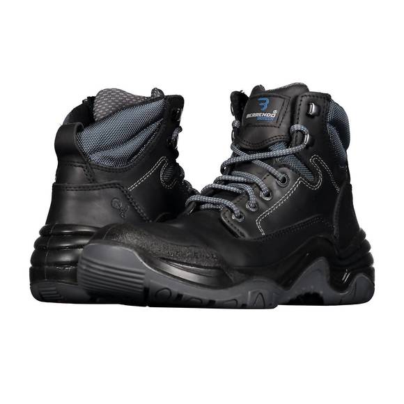 BERRENDO | Shoes | New Berrendo Mens Steel Toe Work Boots In Black ...